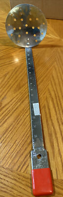 Large 18" Dipper Strainer with Measured Handle Ice Fishing Skimmer With ...