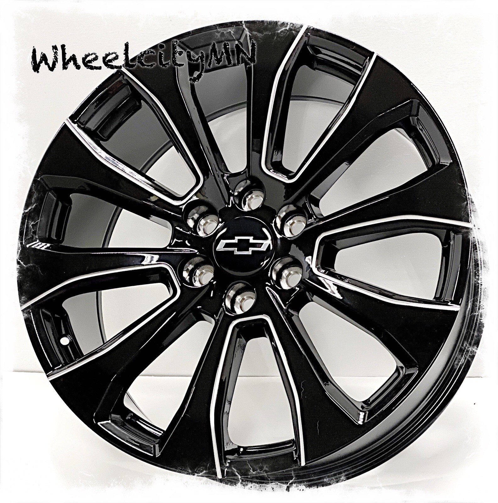 22" black milled OE replica 5922 High Country rims fits 2022 Chevy ...