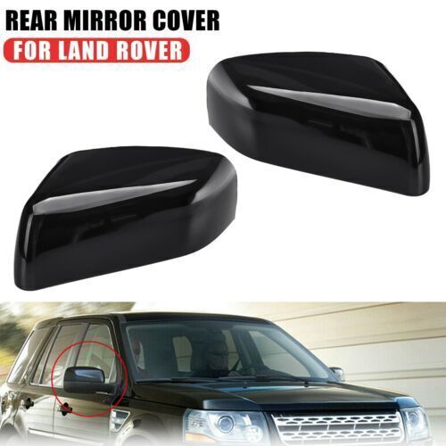 Driver Side Mirror Cover Cap Glossy Black For Land Rover Sport LR2 LR4 ...