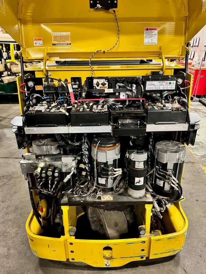 2012 Yale NTA030SB 3000 LB 3 Stage Mast 48 Volt Electric Man-Up Turret ...