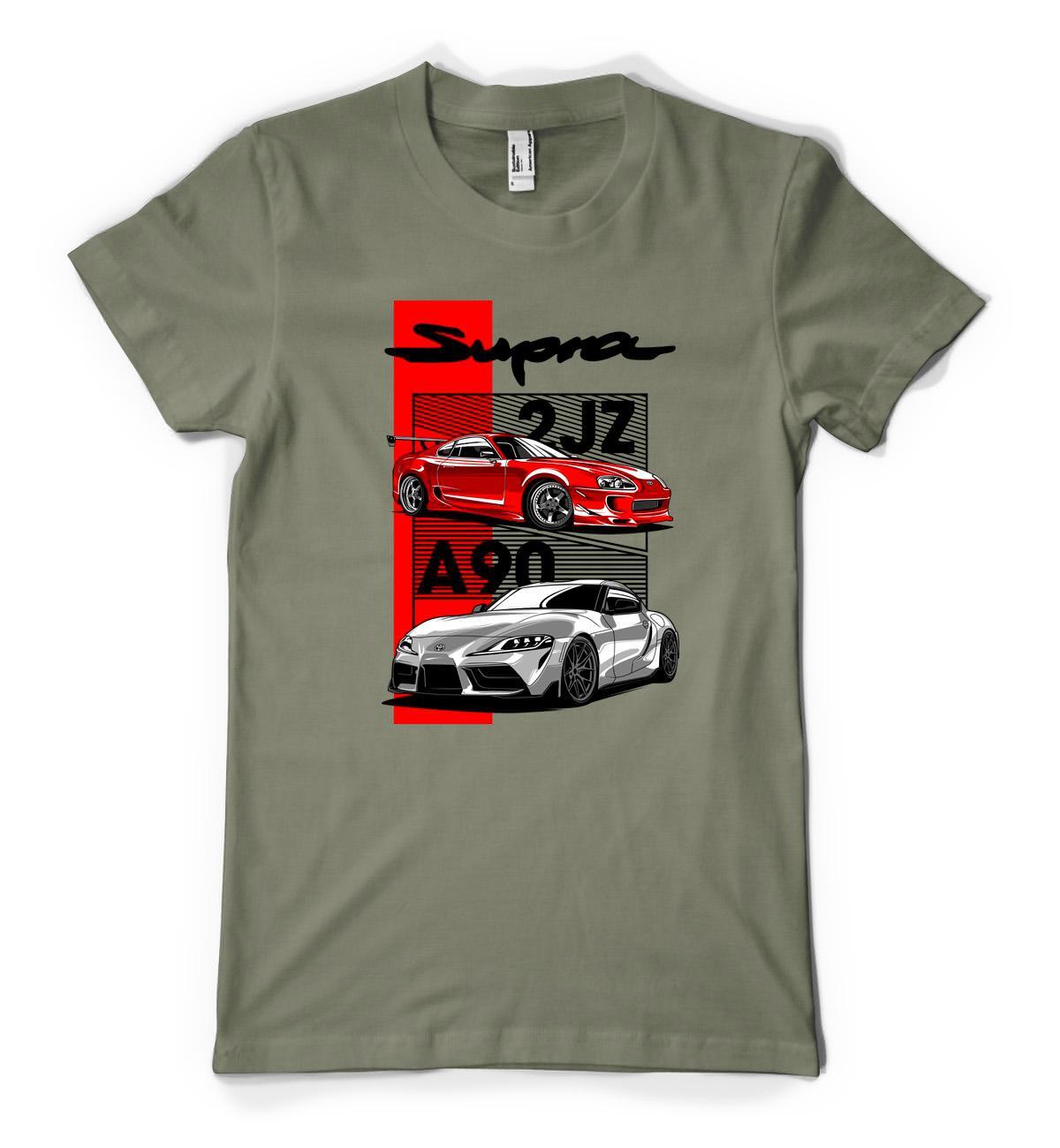 Japanese Supra Sportcar Classic Custom Car Personalised Unisex Adult T ...