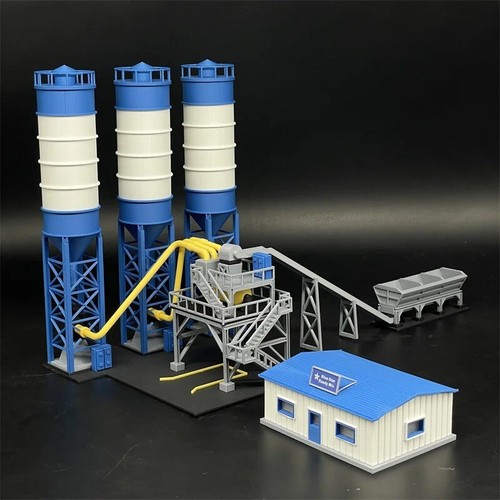1/87 HO Scale Concrete Factory Model Miniature Building Model DIY Sand ...
