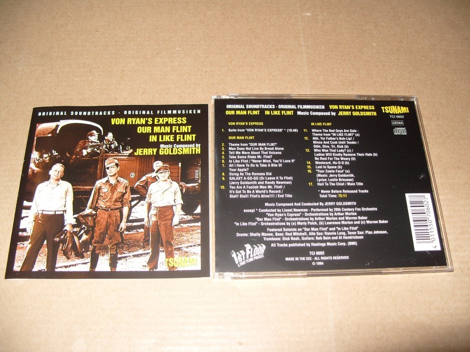 Jerry Goldsmith – Von Ryan's Express / Our Man Flint / In Like Flint ...