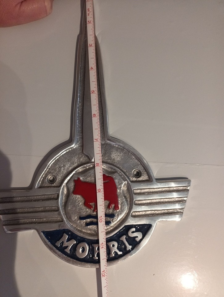 Replica Morris Badge Aluminium Alloy Car Emblem for Classic Car UK ...