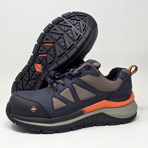 Merrell Mens Fullbench Speed Cf Navy Safety/Work Shoes Size 5M J003329 ...