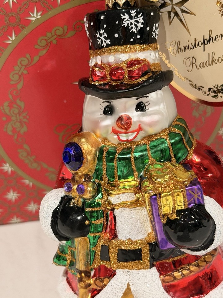 Christopher Radko - Holiday Splendor Snowman Limited Edition* Snowman ...