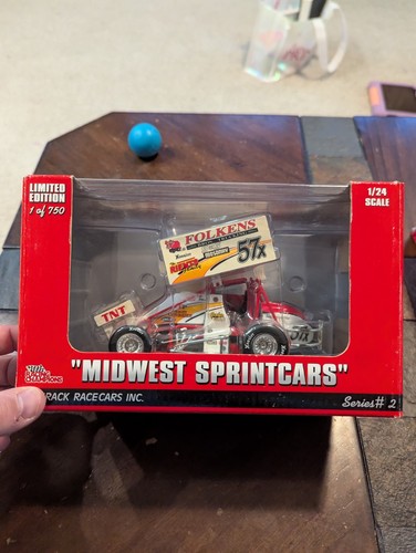 Racing Champions 1:24 Midwest Sprintcars #57x JAKE PETERS Folkens -1 of ...