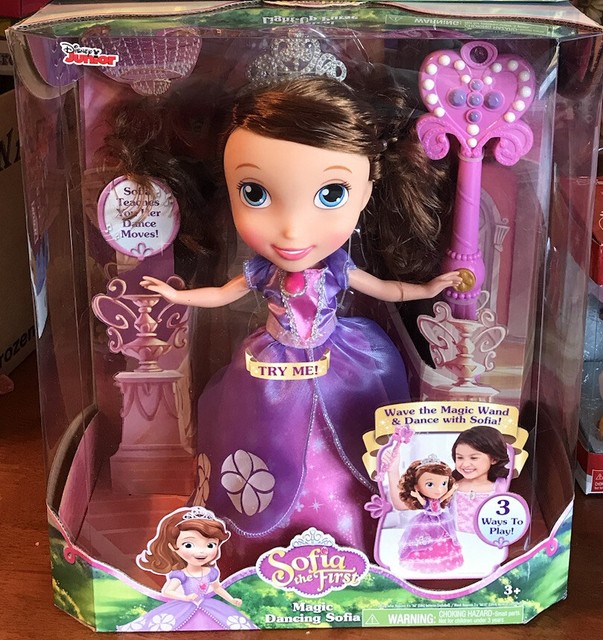 Disney Junior Sofia The First Magic Dancing Twirling Doll Sings & Talks ...