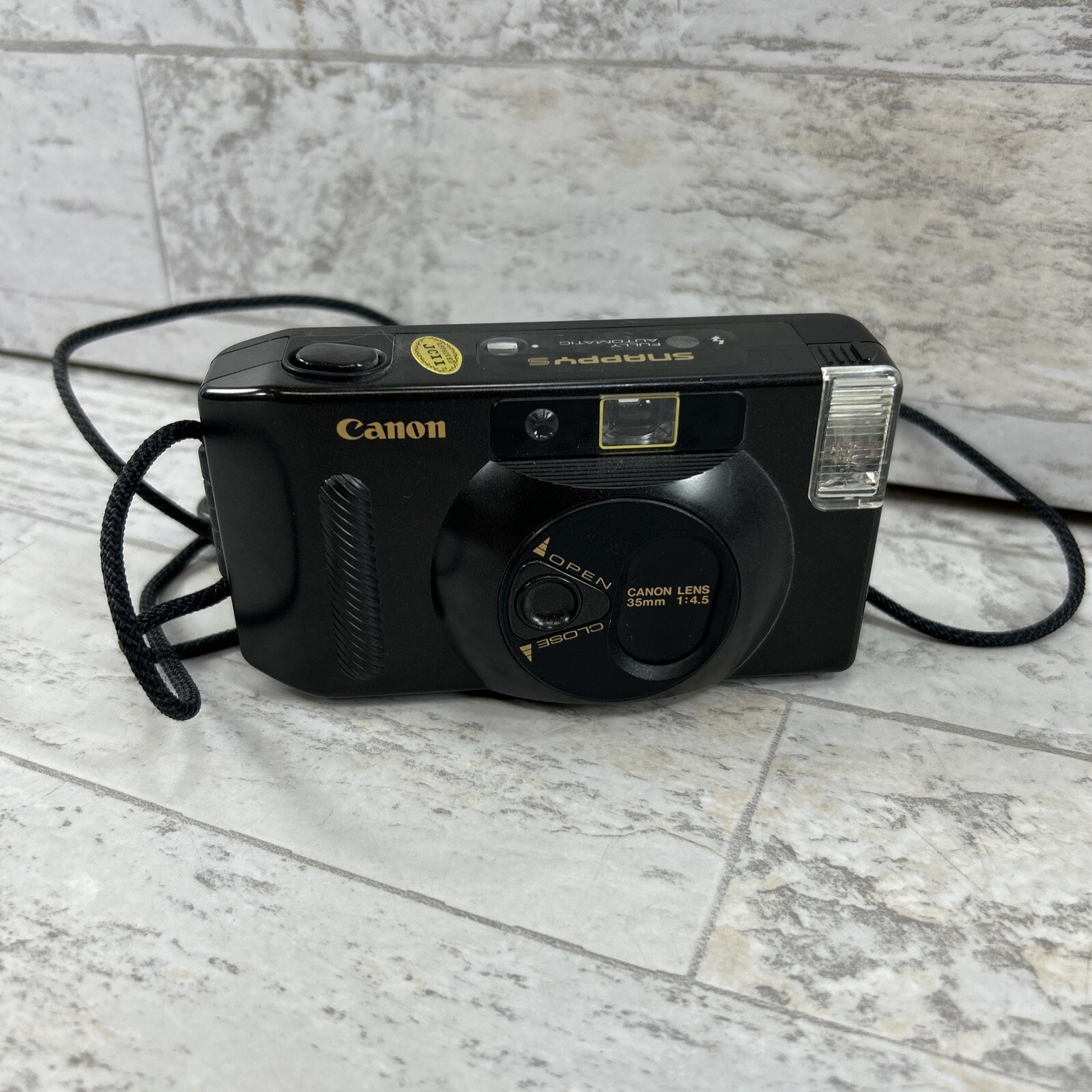 Canon Snappy S Automatic Film Camera 35mm Lens Black - Parts or Repair ...