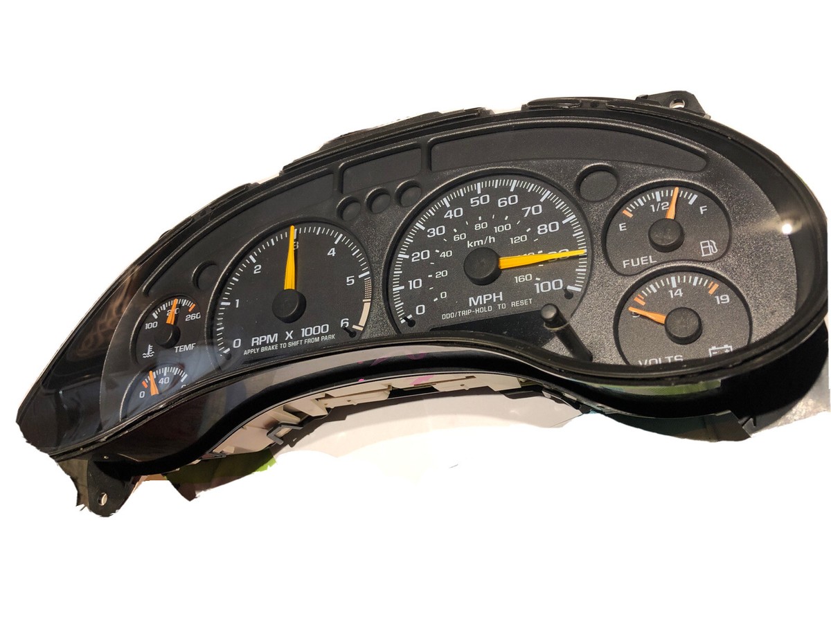 2000 Chevy S10 Instrument Cluster 2000 Chevrolet S10, S10