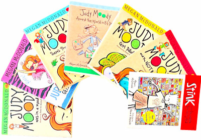 Lot of 7 Judy Moody Stink Megan McDonald Famous Detective Saves World ...