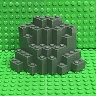 LEGO 23996 Dark Bluish Gray Rock Panel 8x8x6 Castle Mountain - MURP | eBay