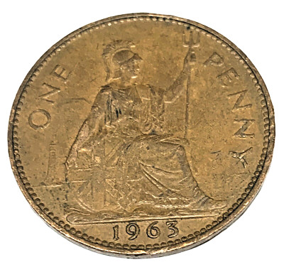 # C2561 GREAT BRITAIN COIN, LARGE PENNY 1963 | eBay