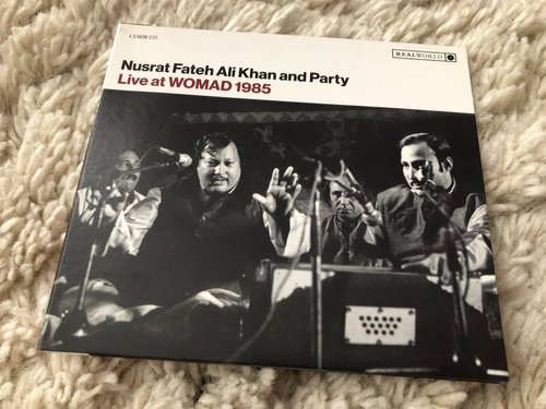 NUSRAT FATEH ALI KHAN & PARTY - LIVE AT WOMAD 1985 REAL WORLD CD ...