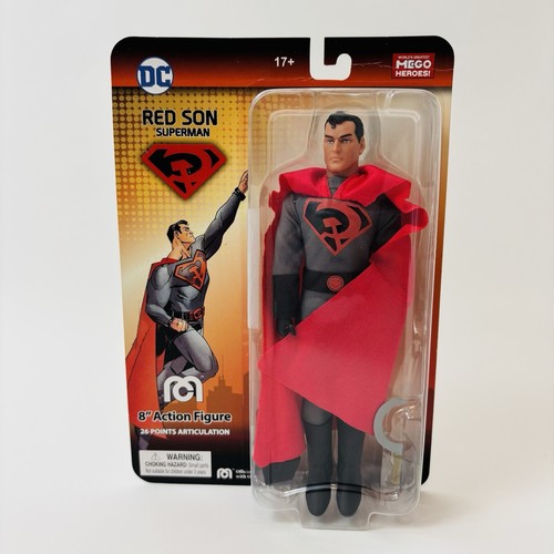 Mego Heroes DC Comics Red Son Superman 8” Action Figure 2021 Toy Brand ...