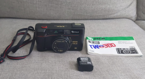 Fuji TW-300 Tele & Wide Film Camera (PARTS ONLY- Untested) Manual 38mm ...