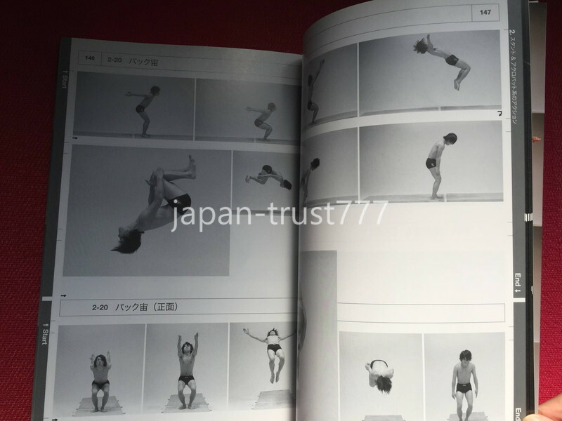 POSE BOOK: Real Action Pose Collection Fighting Stunt Acrobat Japanese ...