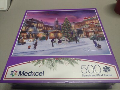 NEW MEDXCEL SEARCH AND FIND PUZZLE " CHRISTMAS IN THE CITY " FREE ...