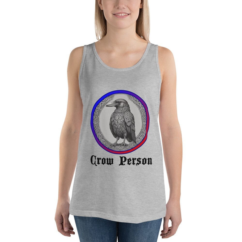 "Crow Person" Unisex Tank Top Corvid Ornithology Bird Raven Gothic | eBay