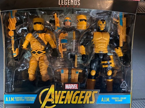 MARVEL LEGENDS AIM SCIENTIST & AIM TROOPER 2 PACK AVENGERS SERIES ...