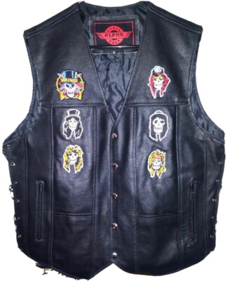 Guns And Roses - Appetite For Destruction Heavy Metal Patch Vest ...