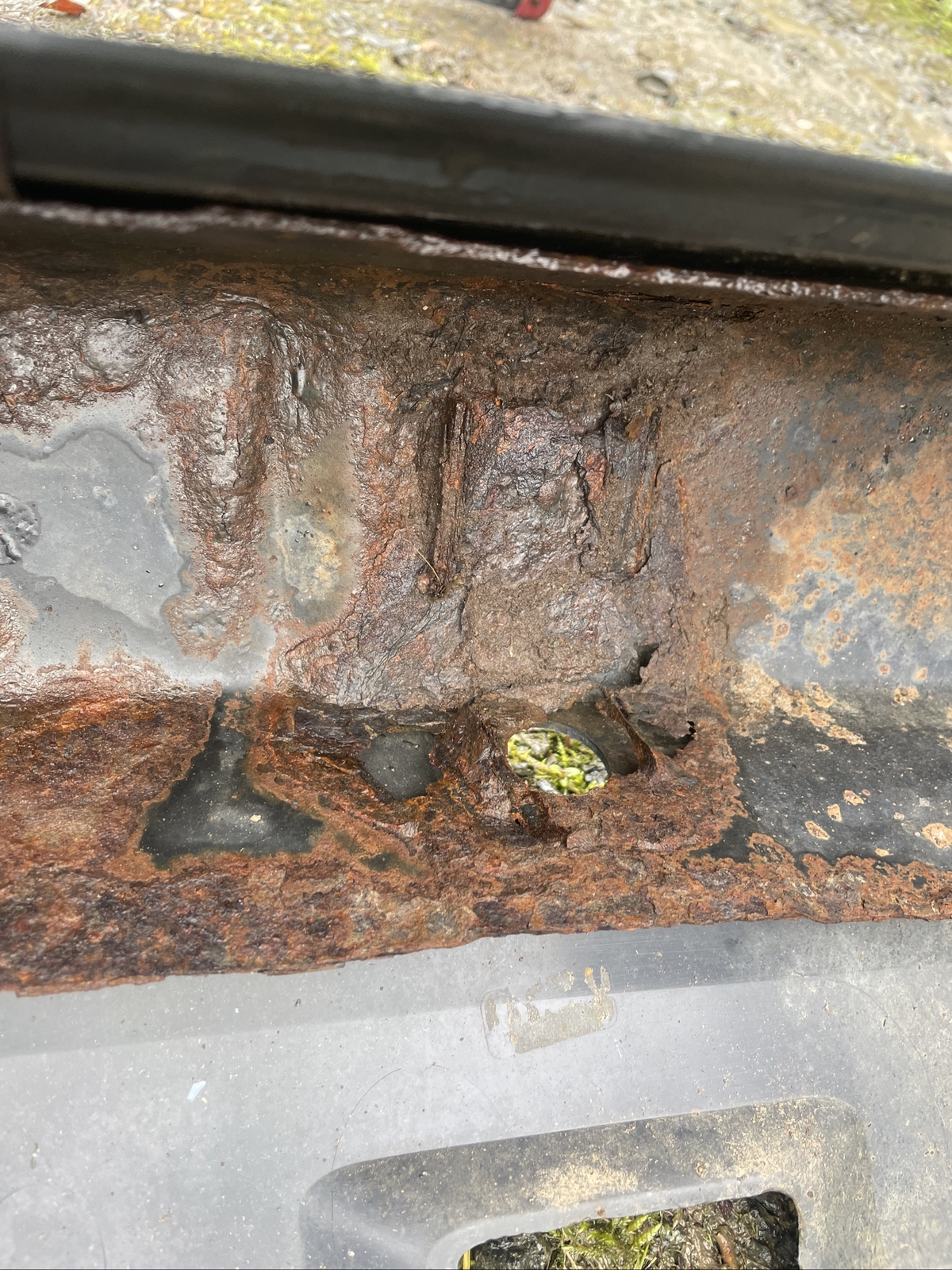 Lot26 RANGE ROVER P38 Rear Bumper blue need work | eBay UK