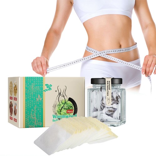 Belly Wormwood Patch Slimming Pellet Moxa Navel Patch 30pcs Loss Weight ...