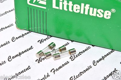 2pcs Littelfuse / LF 1A 250V 5x20mm (F) Fast Blow Glass Fuse - 217 ...