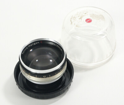 80MM 80/4 RODENSTOCK HELIGON FOR EARLY KODAK RETINA (DUST, DEBRIS ...