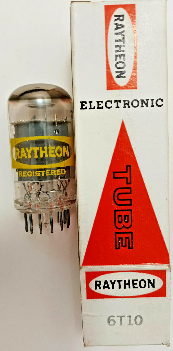1+PC+Raytheon+6T10+Vacuum+Electron+Tube+NOS+in+Original+packing for ...