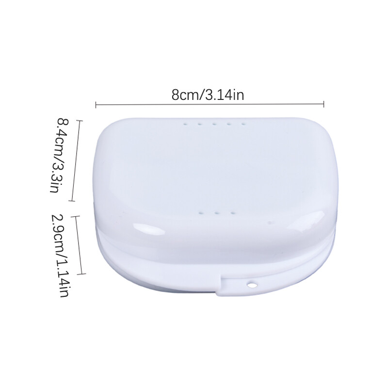 Orthodontic Retainer Box Teeth Mouth Denture Dental Case Guard Storage ...