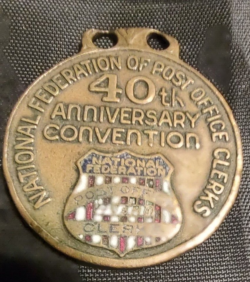 40th Anniversary USPS Post Office Clerks Key Tag Milwaukee Centurama ...