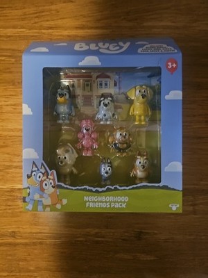 Bluey Neighborhood Friends Pack 8 Figures JUDO MISSY LUCKY BINGO MUFFIN ...