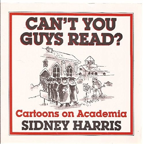 Can't You Guys Read? Cartoons on Academia 9780813517339| eBay