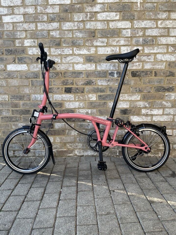 Brompton C line 12 Speed Flamingo Pink Mid - M12L - RRP £1599 - World ...