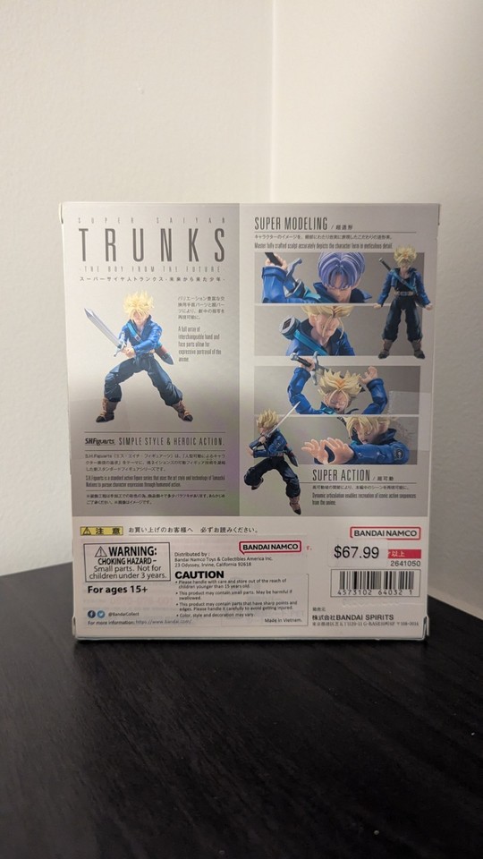 S.H.Figuarts Dragon Ball Z: Super Saiyan Trunks -The Boy From The ...