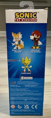Sonic the Hedgehog Metalfigs 3 Pack 2.5” Figures Die Cast Metal/Tails ...