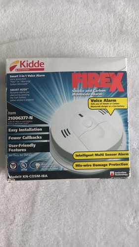 Kidde 21006377 Hardwired Combination Carbon Monoxide & Smoke Alarm KN ...