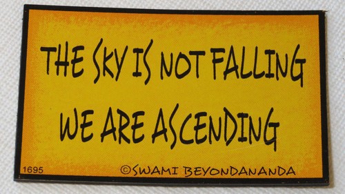 The Sky Is Not Falling We Are Ascending 1695 Magnetic Graffiti Fridge ...