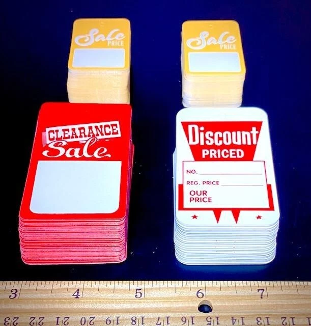 Price Tags For Clothing