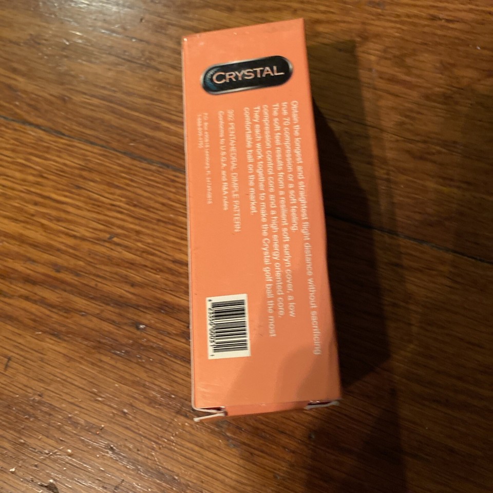 NEW-3 Volvik Orange CRYSTAL Soft Feel LIMITED EDITION 70 Compression ...