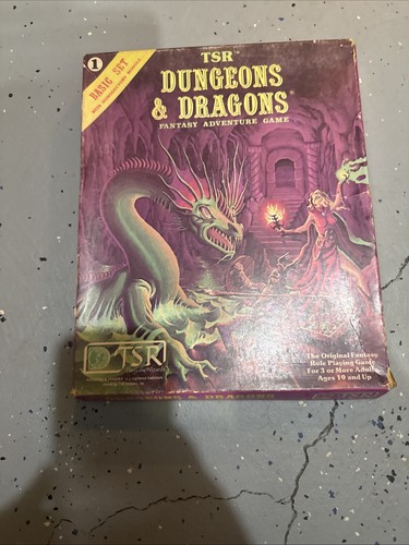 TSR Dungeons & Dragons Moldvay Basic Box Set 1981 | eBay