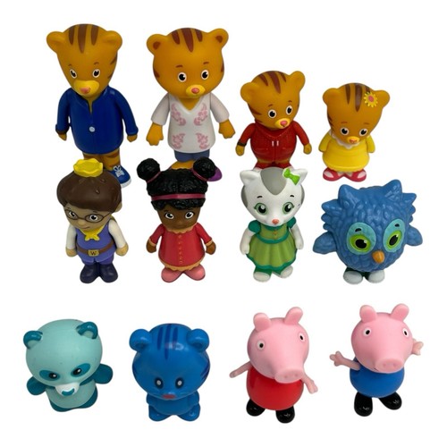 Daniel Tiger's Neighborhood & Pepa Pig Toy Figures Lot of 12 Toys PBS ...