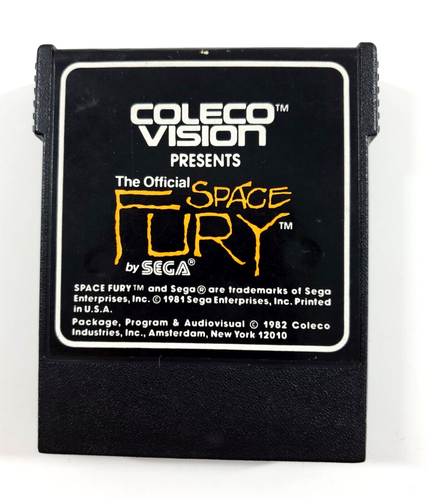 Space Fury (Colecovision, 1983) By Coleco Video Game Cartridge Cleaned ...