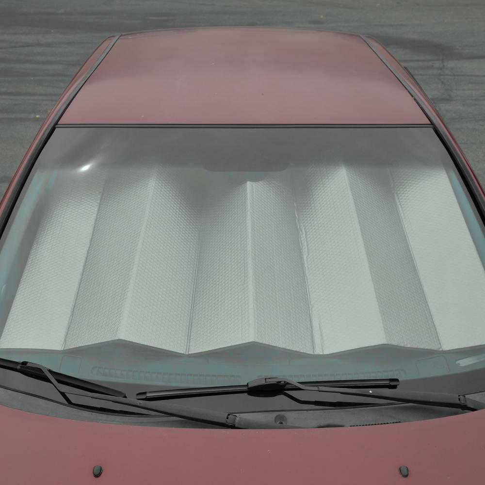 Motor Trend Reversible Folding Car Auto Sun Shade + 2 Side Window Sun ...