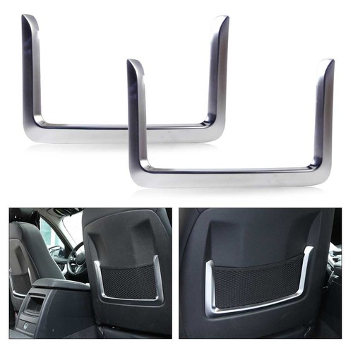Chrome Plated Seat Back Rear Net Cover Trim Fit for BMW F30 F31 F32 F33 ...