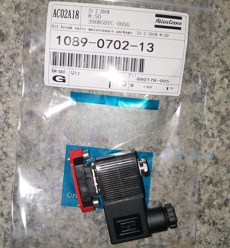 1PCS New For 1089-0702-13 Air Compressor Solenoid Valve 1089070213 110V ...