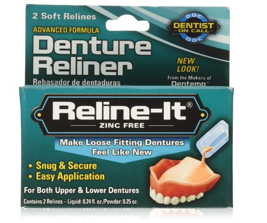 Dentemp D.O.C. Reline It Soft Denture Reliner Kit Advanced Repair Re ...