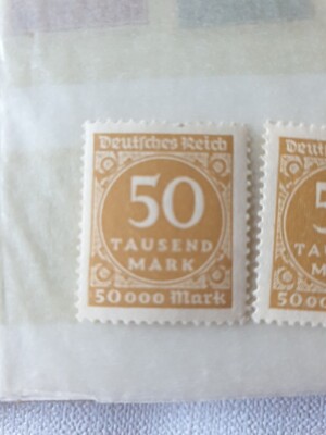 Briefmarke Deutsches Reich 1923 postfrisch 50 Tausend Mark Nr. 70 | eBay UK