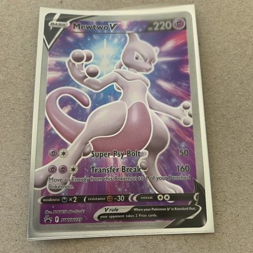 Pokémon TCG Mewtwo V SWSH Black Star Promos SWSH229 Holo Promo | eBay